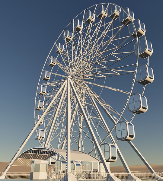 Amusement Technical designs and builds First UK Observation Wheel in ...