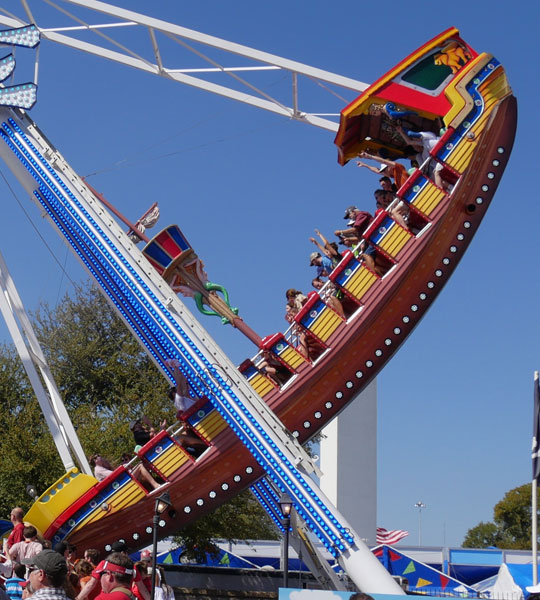 State Fair of Texas Pirate Ship Retrofit Ride Control System